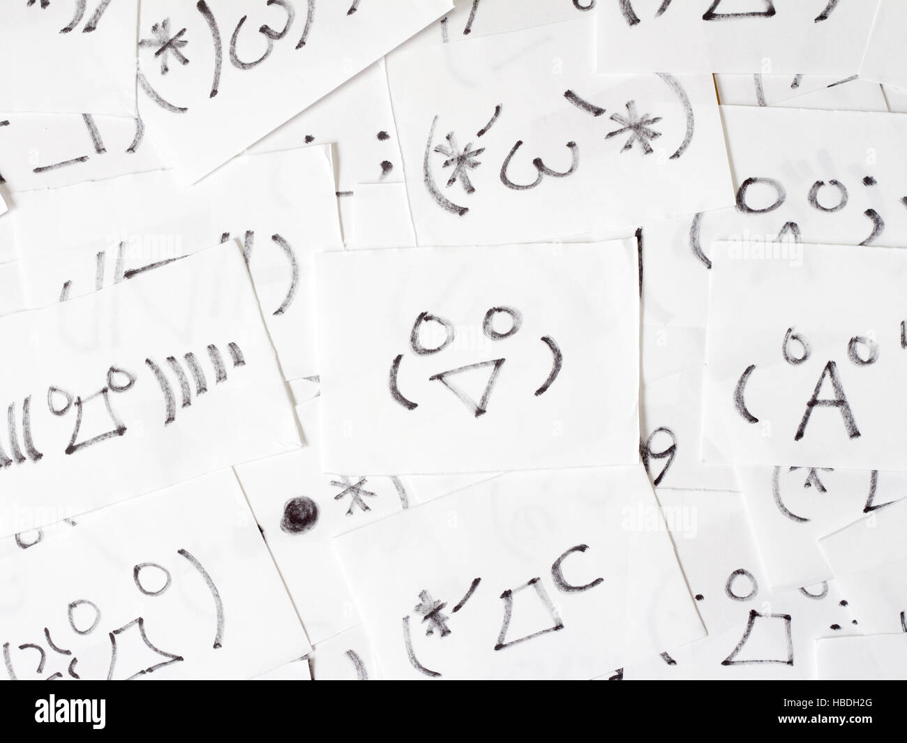 Sad face sadness depression icon hi-res stock photography and images ...