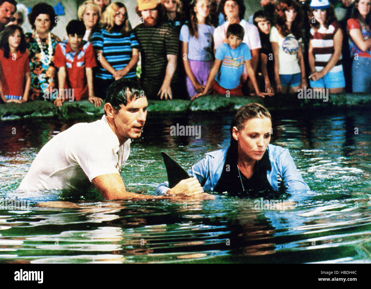 JAWS 3-D, from left: Dan Blasko, Bess Armstrong, 1983, © Universal ...