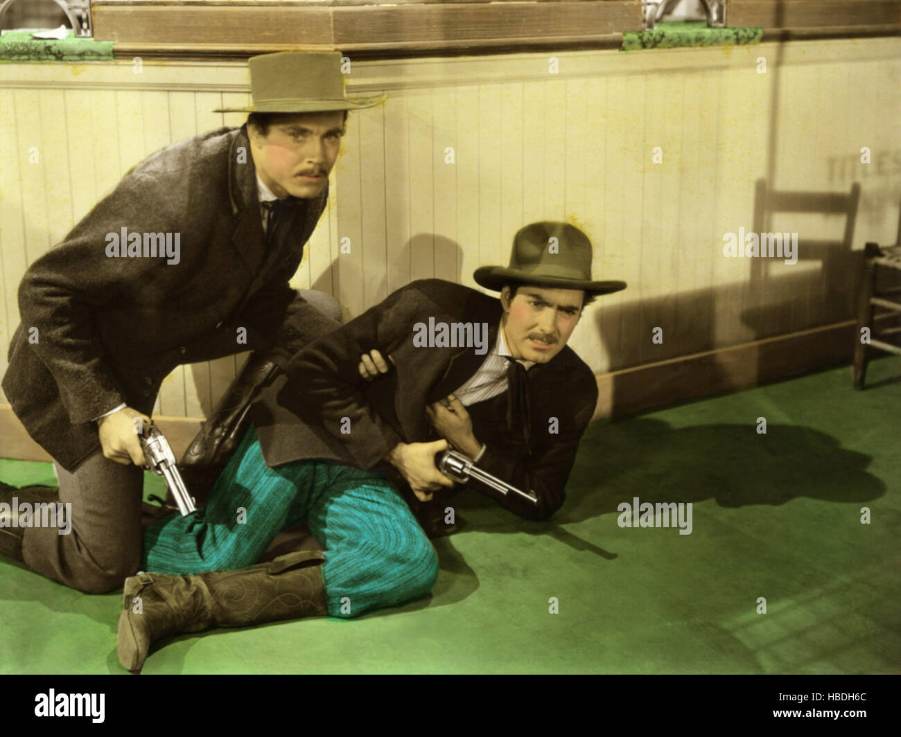 JESSE JAMES, from left: Henry Fonda as Frank James, Tyrone Power as ...