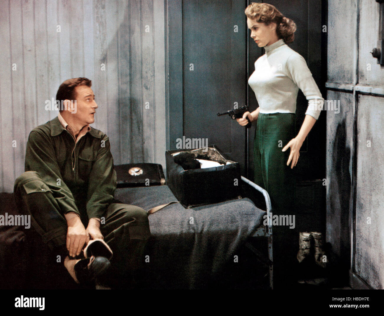 JET PILOT, from left: John Wayne, Janet Leigh, 1950, (released 1957 ...