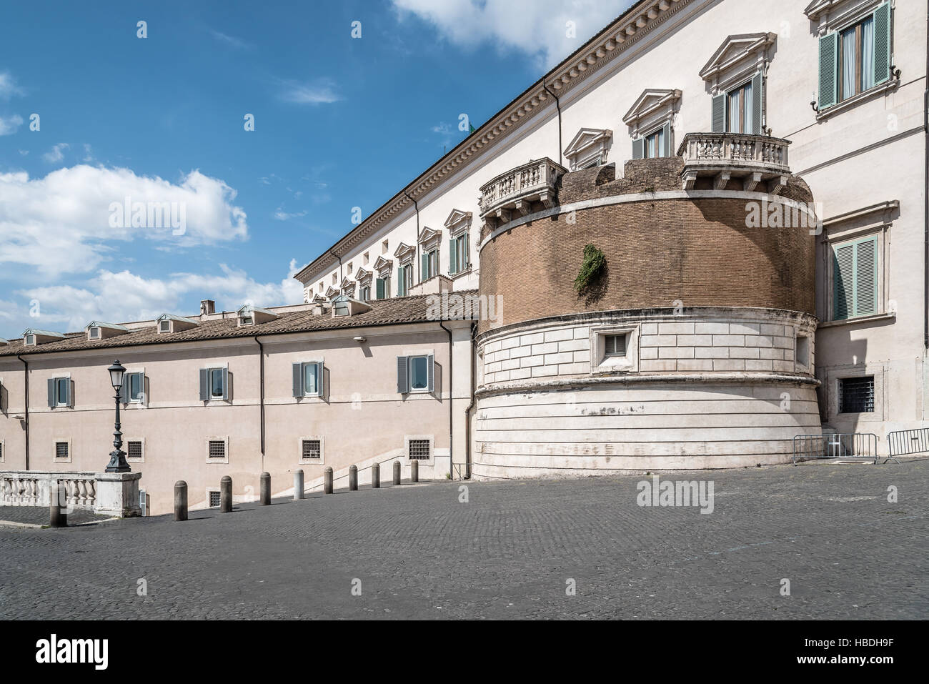 Rome, Italy - August 18, 2016: The Quirinal Palace. It is a historic ...