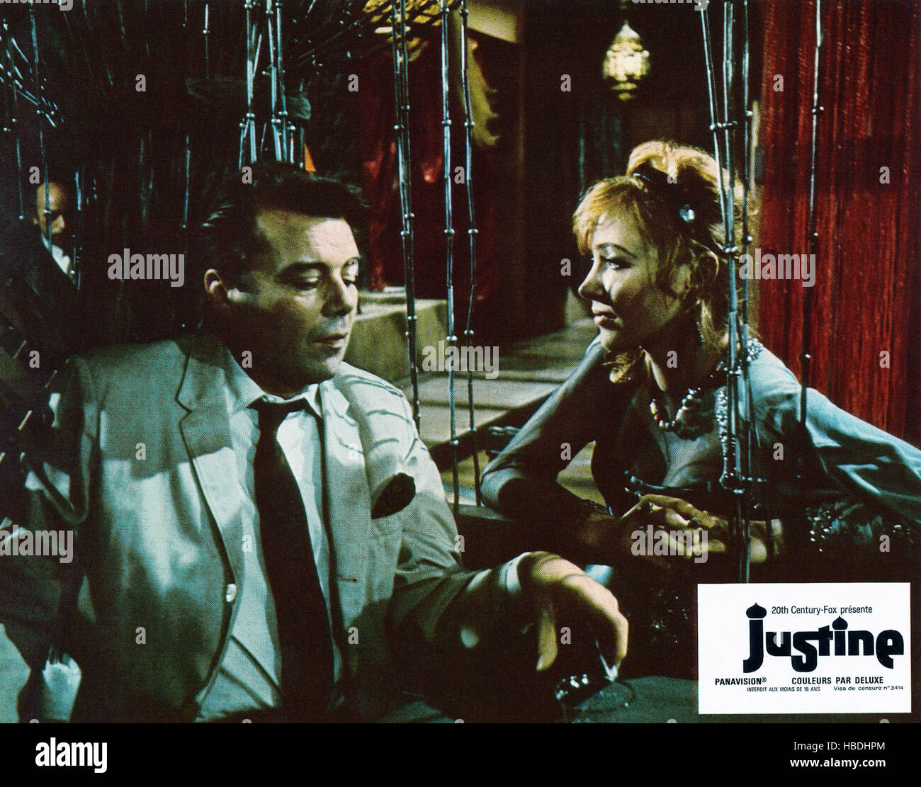 JUSTINE, from left: Dirk Bogarde, Anna Karina, 1969, TM & Copyright ...