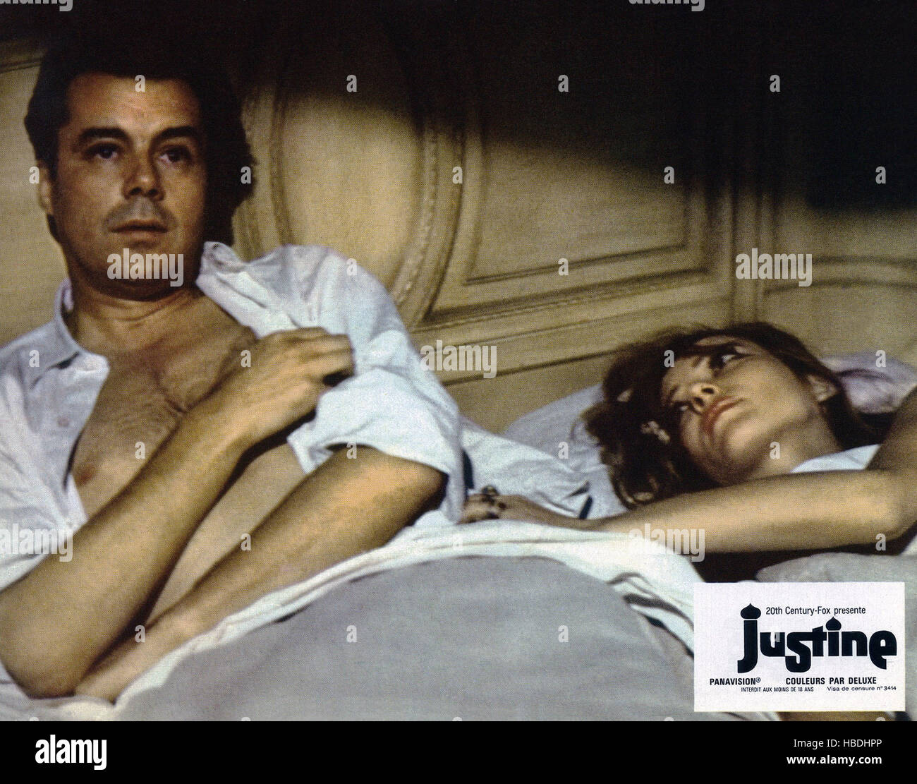 JUSTINE, from left: Dirk Bogarde, Anna Karina, 1969, TM & Copyright ...