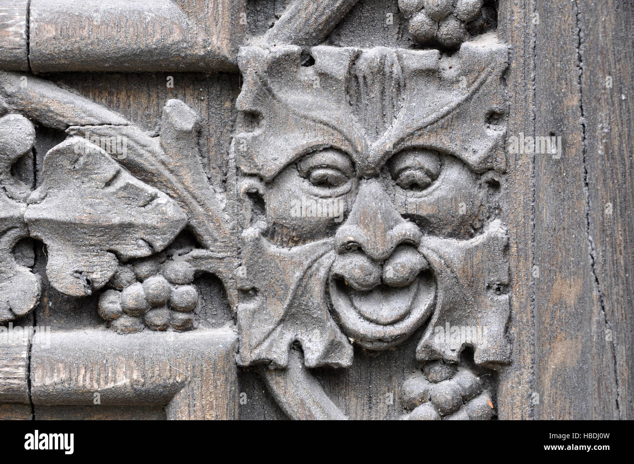 Green man carving church hi-res stock photography and images - Alamy