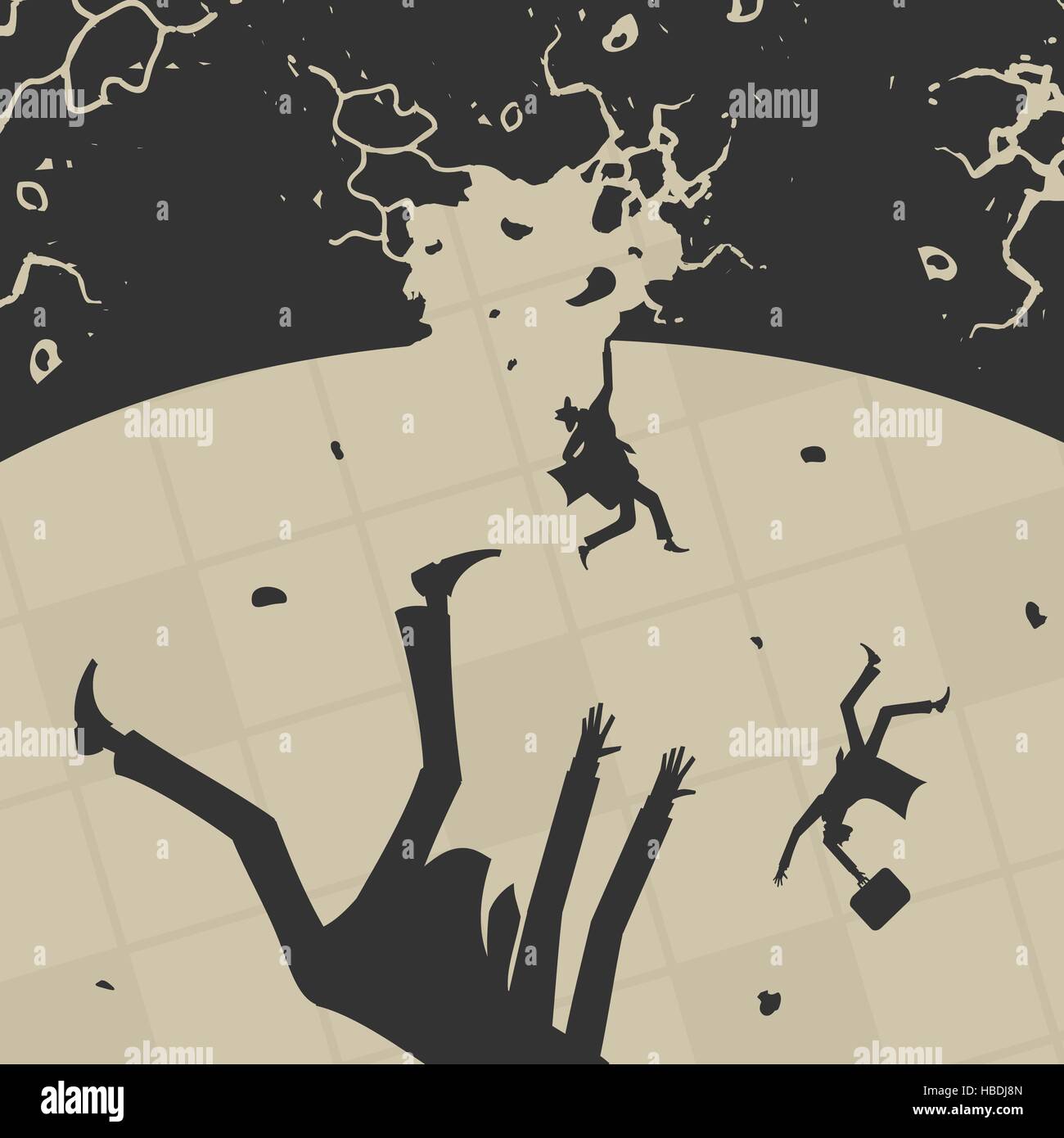 The people of the abyss Stock Vector Images - Alamy