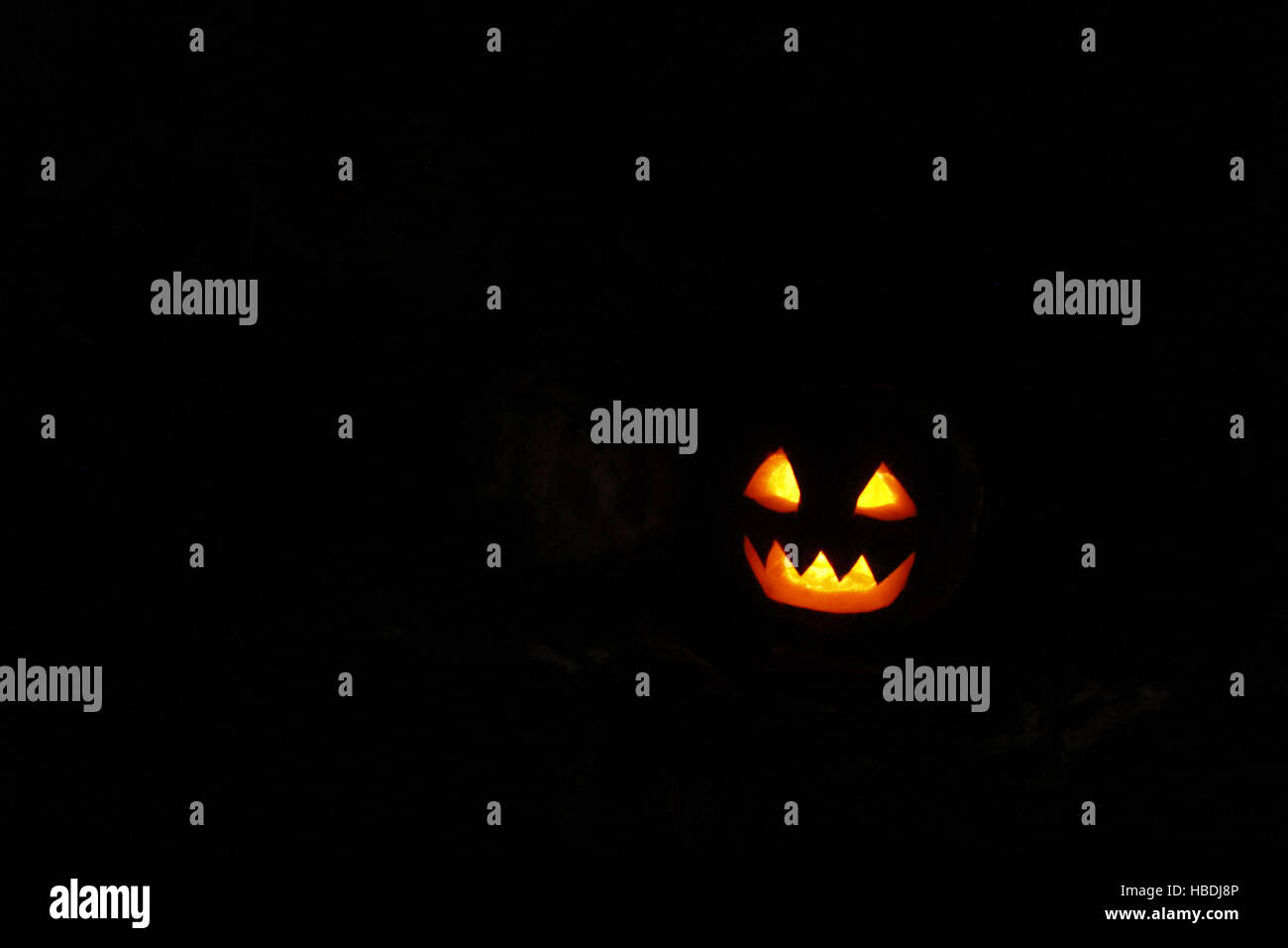 scary ghost face glowing on Halloween in the darkness Stock Photo - Alamy