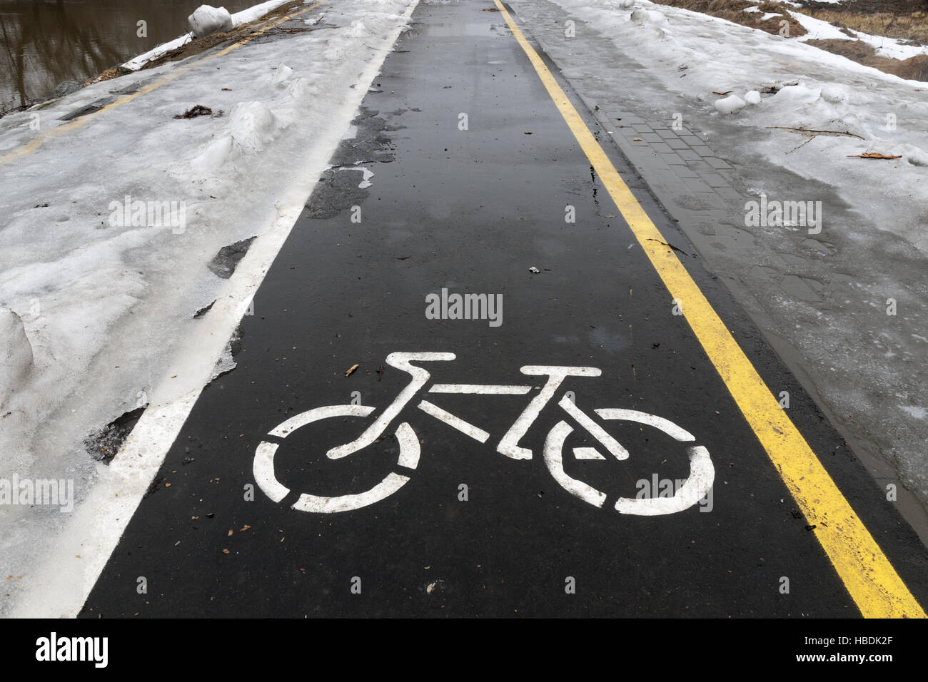 Bicycle road hi-res stock photography and images - Alamy