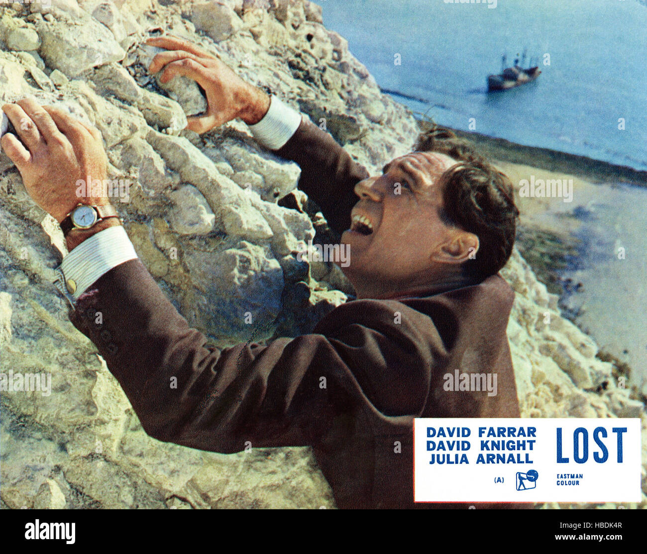 LOST, (aka TEARS FOR SIMON), David Knight, 1956 Stock Photo - Alamy
