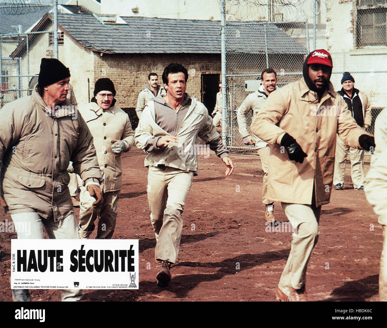 LOCK UP, (aka HAUTE SECURITE), Sylvester Stallone (center), 1989 ...