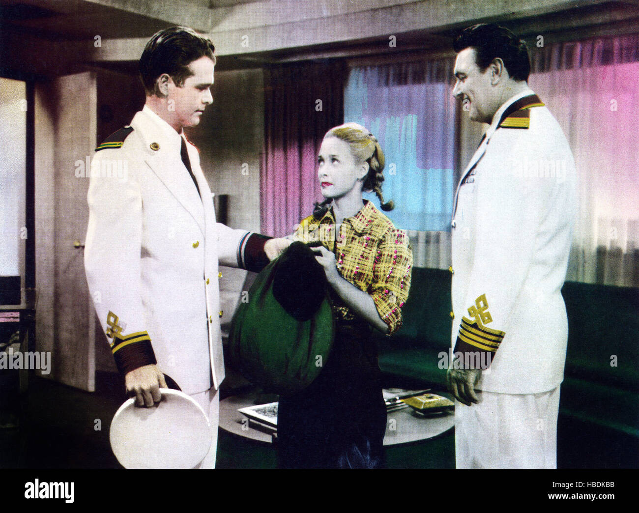 LUXURY LINER, from left: Thomas E. Breen, Jane Powell, George Brent ...