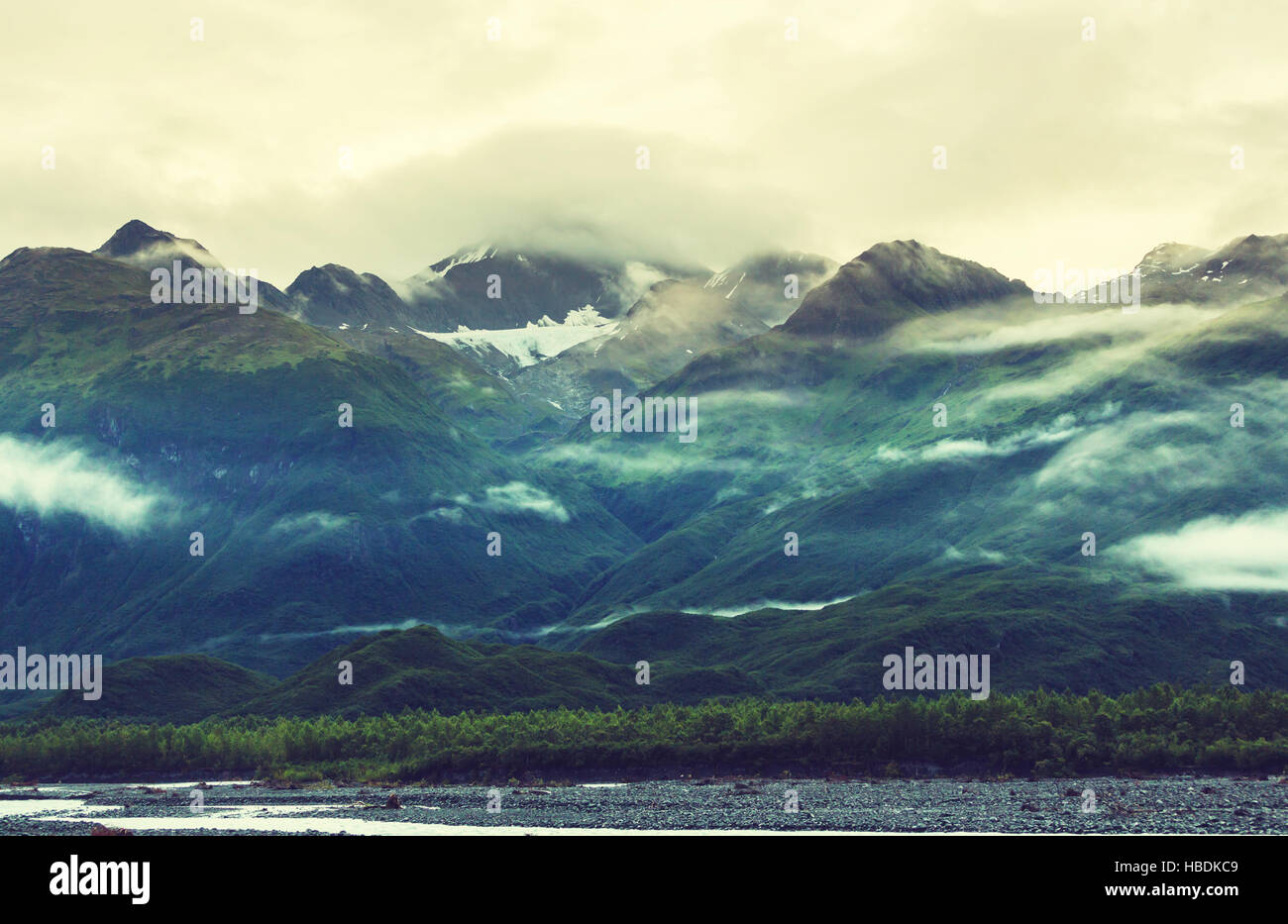 Mountains in Alaska Stock Photo - Alamy