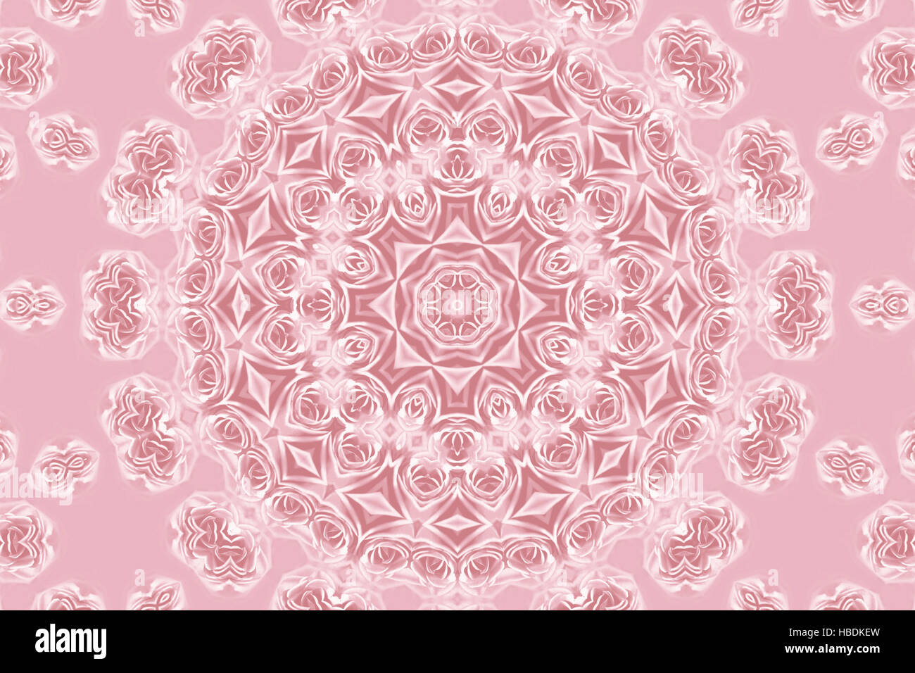Abstract roses pattern Stock Photo - Alamy