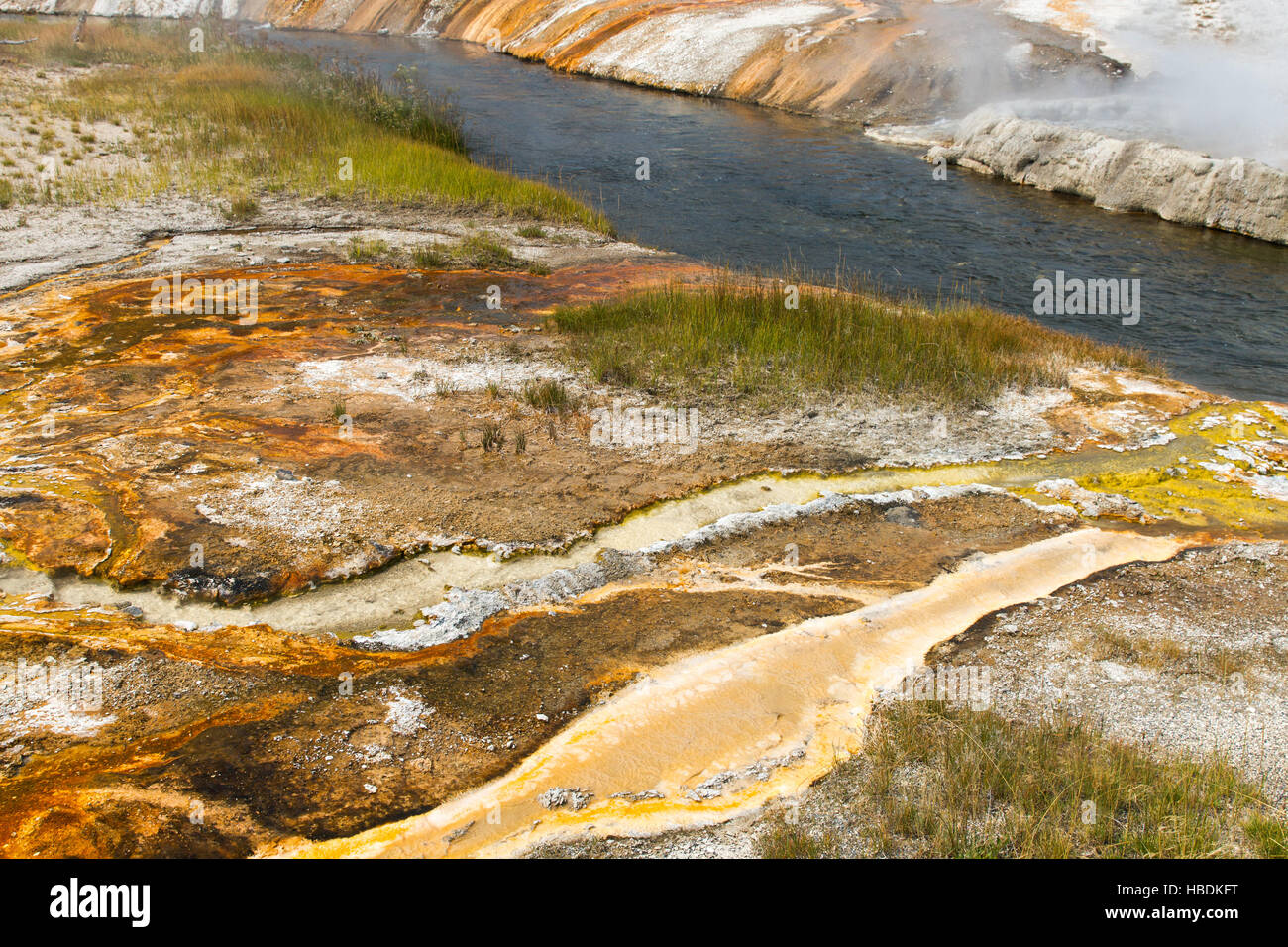Black Sand Basin 2 Stock Photo - Alamy