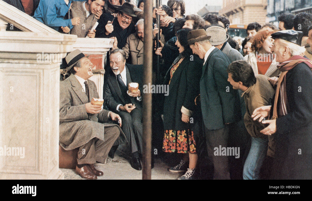 MACARONI, seated from left: Marcello Mastroianni, Jack Lemmon, 1985 ...