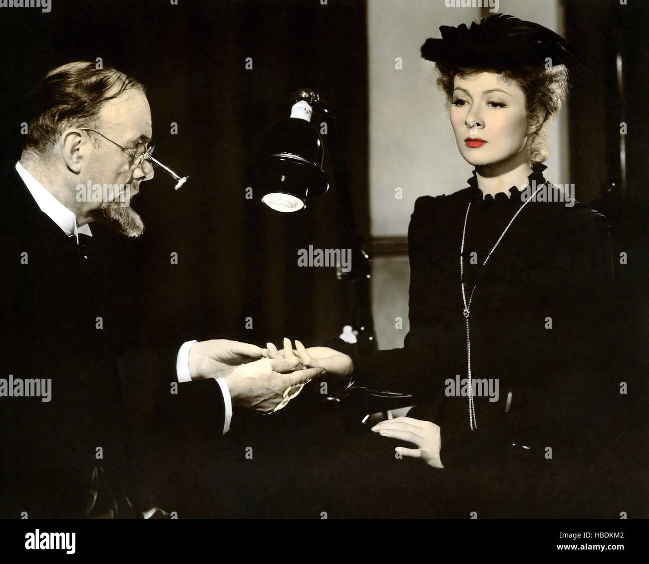 MADAME CURIE, from left: Albert Basserman, Greer Garson, 1943 Stock ...