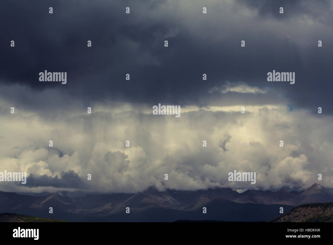 Rain in mountains Stock Photo - Alamy