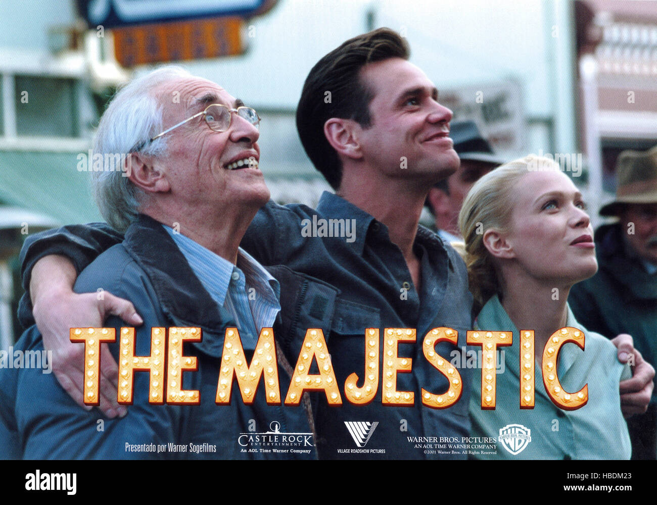 THE MAJESTIC, from left: Martin Landau, Jim Carrey, Laurie Holden, 2001 ...