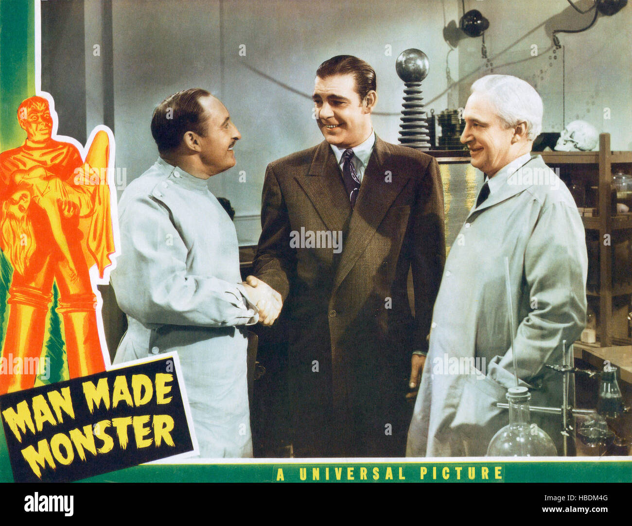 MAN MADE MONSTER, Lionel Atwill, Lon Chaney, Jr., Samuel S. Hinds, 1941 ...
