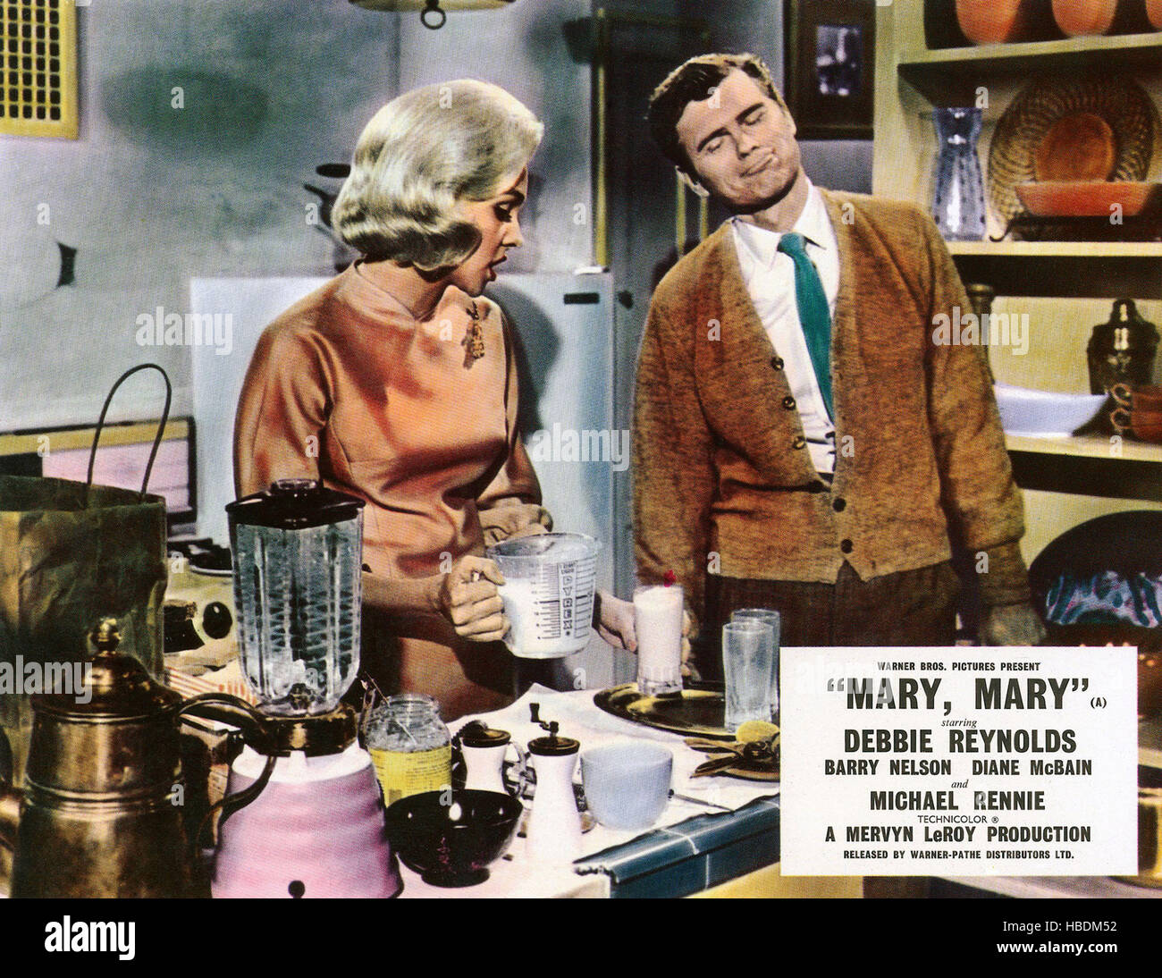 MARY, MARY, from left: Diane McBain, Barry Nelson, 1963 Stock Photo - Alamy