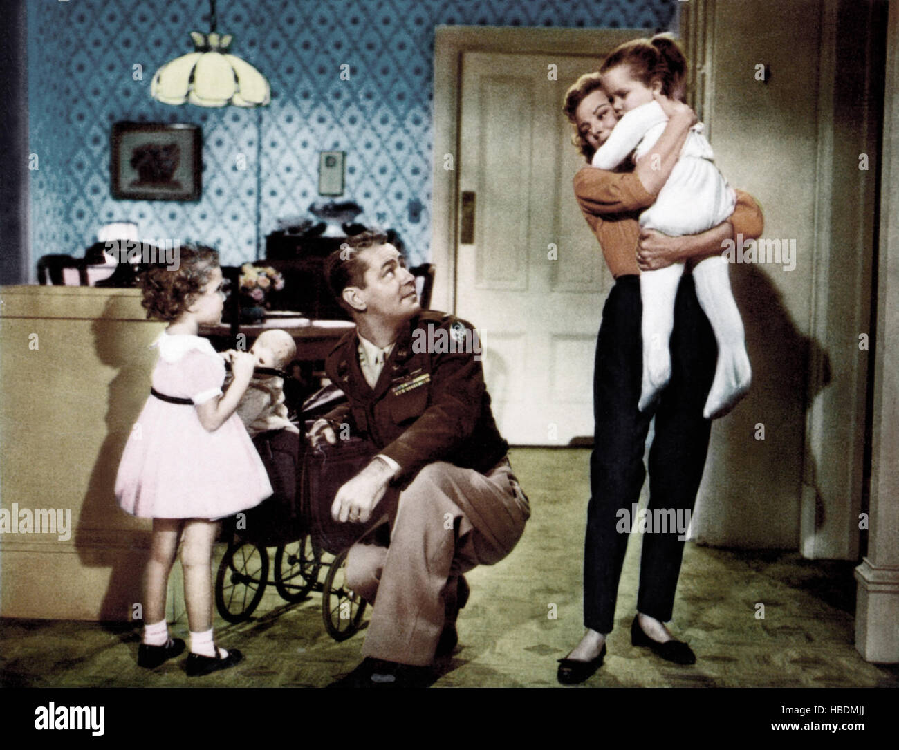 THE MCCONNELL STORY, from left: Linda Varna, Alan Ladd, June Allyson ...