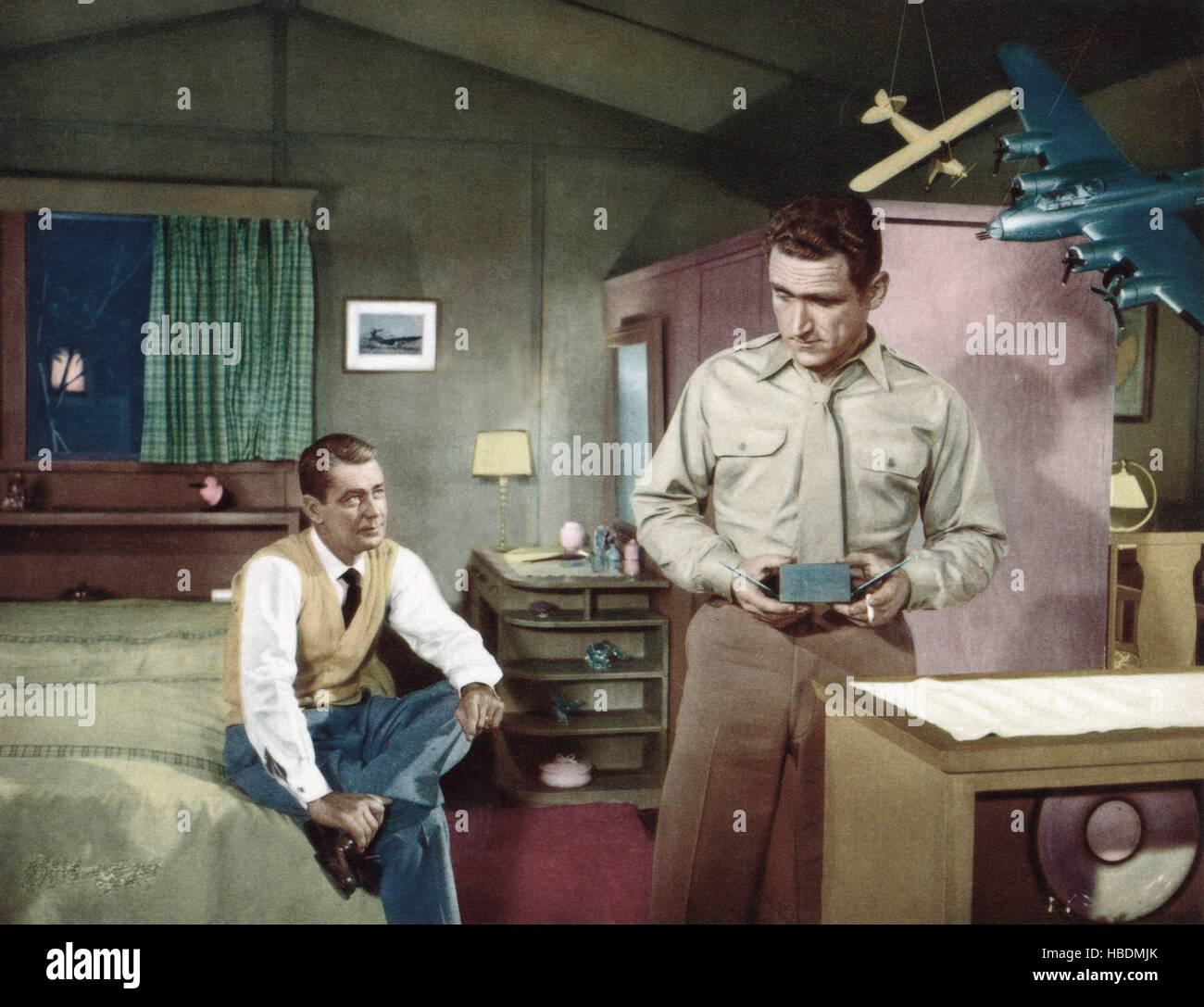 THE McCONNELL STORY, from left, Alan Ladd, James Whitmore, 1955 Stock ...