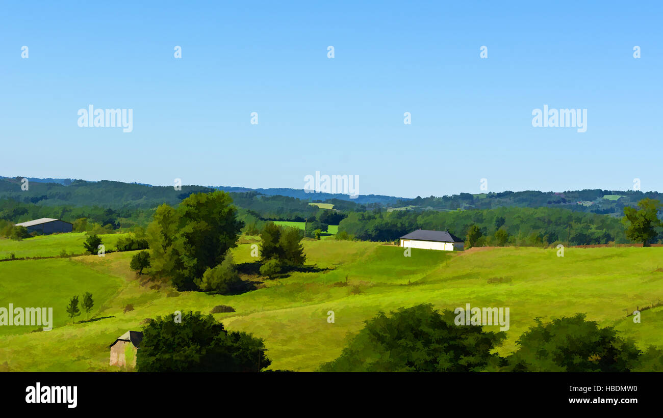 Village farm hi-res stock photography and images - Alamy