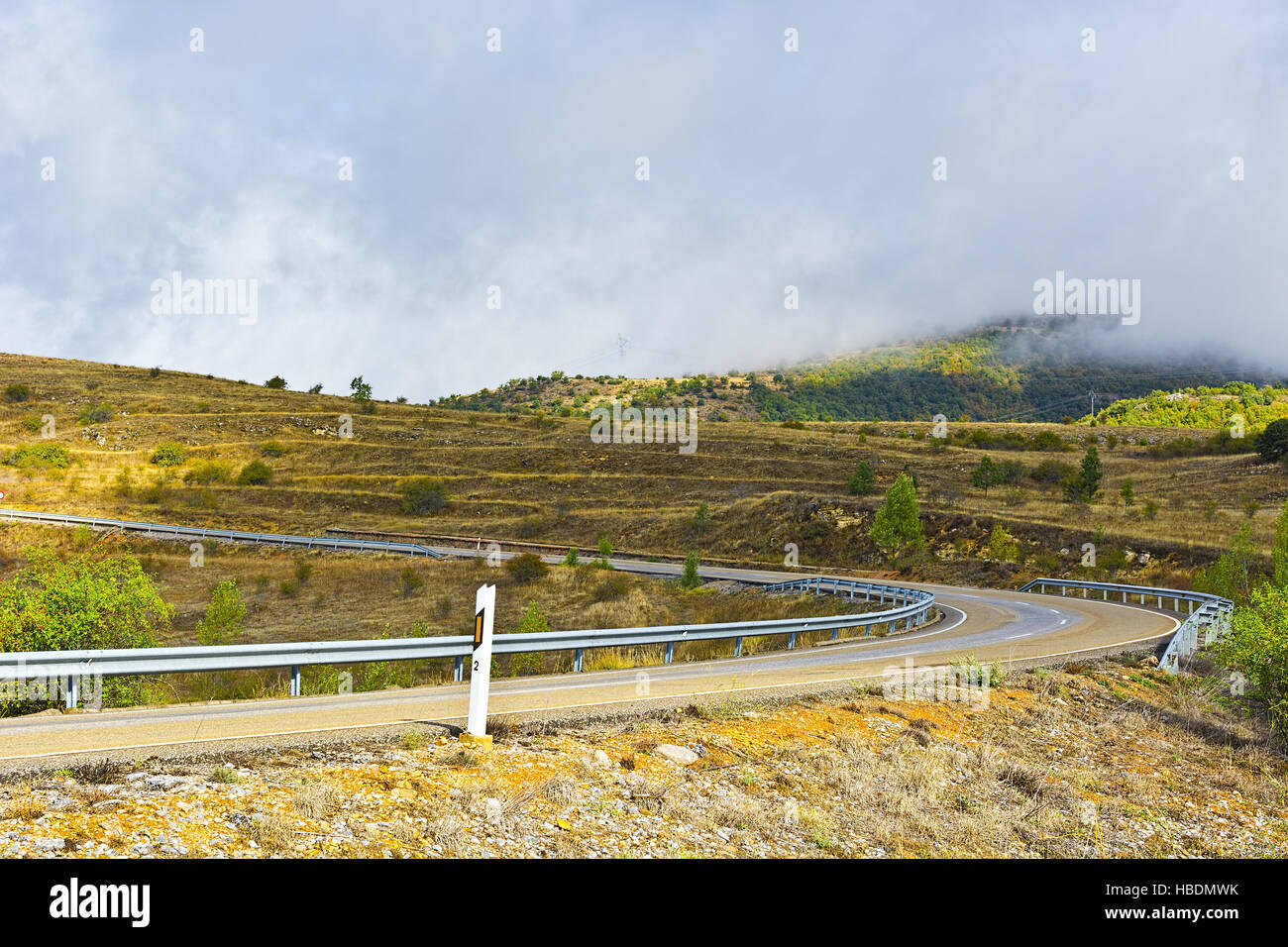 Road spain autumn hi-res stock photography and images - Alamy