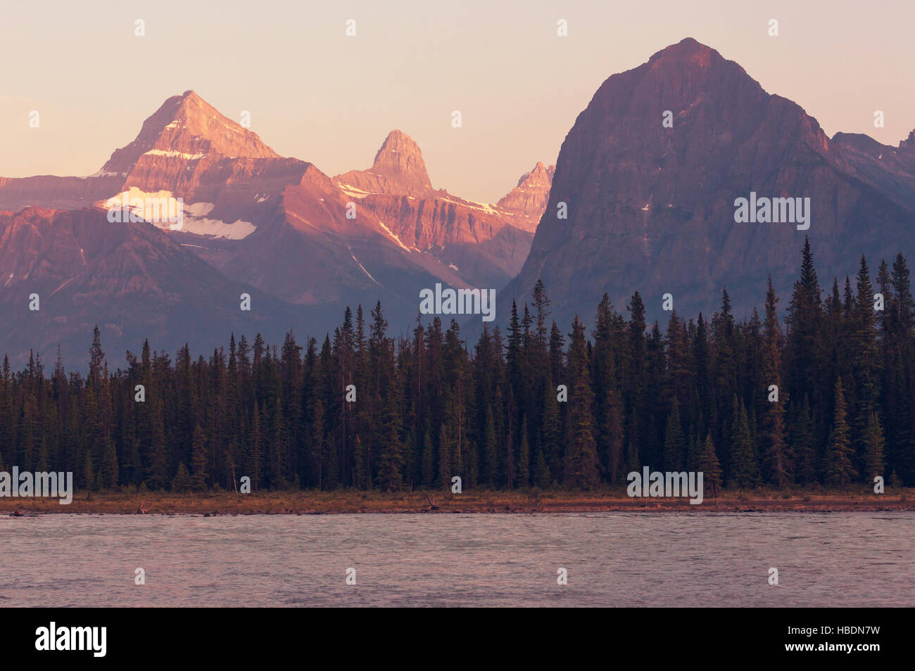 Columbia icefield sunset hi-res stock photography and images - Alamy