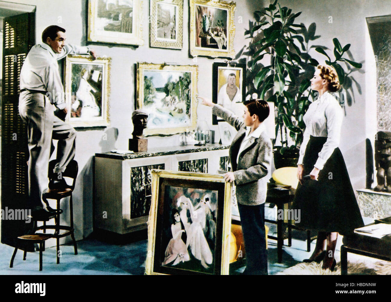 THE EDDY DUCHIN STORY, from left: Tyrone Power, Rex Thompson, Victoria ...