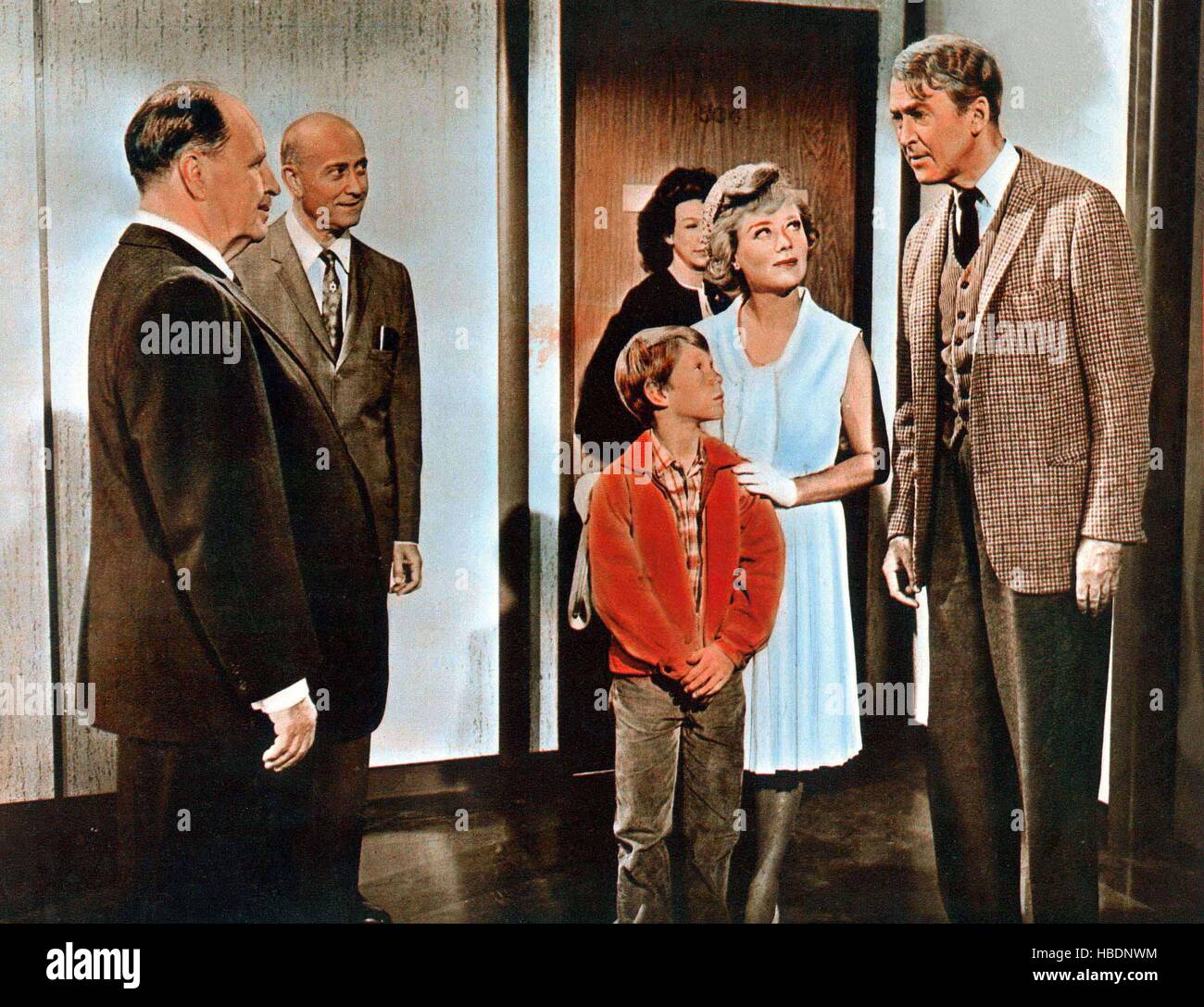DEAR BRIGITTE, Billy Mumy, James Stewart (extreme right), 1965. TM and ...