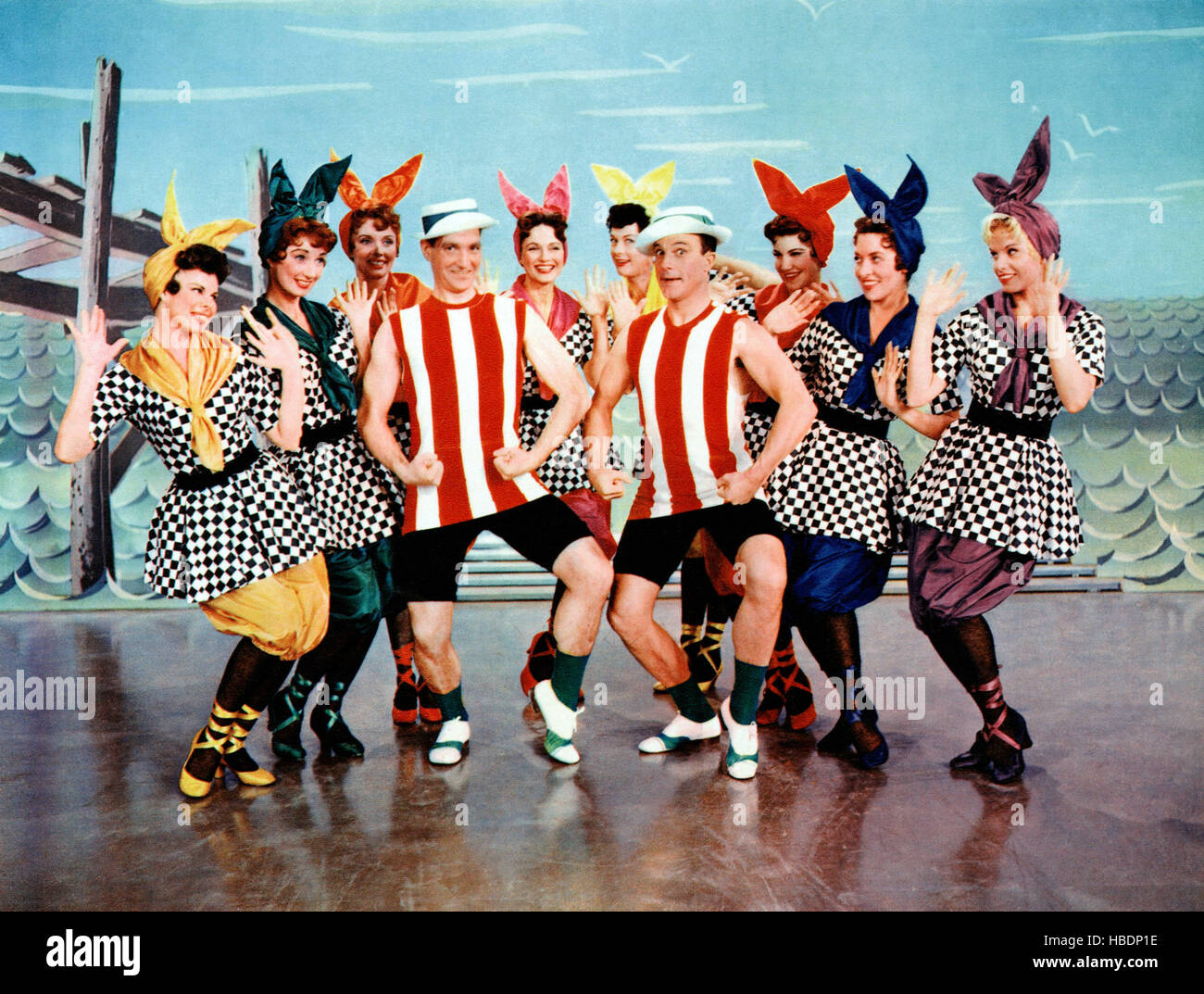 DEEP IN MY HEART, center: Fred Kelly, Gene Kelly, 1954 Stock Photo - Alamy