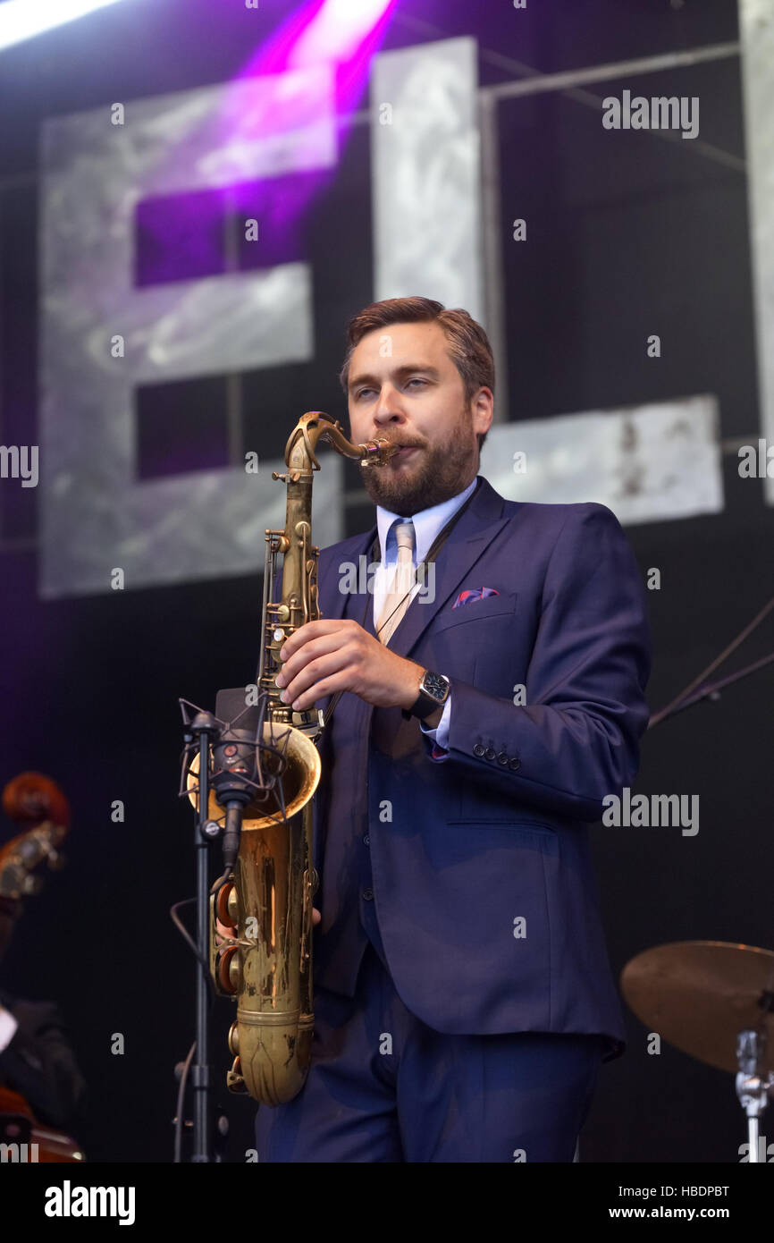 Timo Lassy Band Stock Photo - Alamy