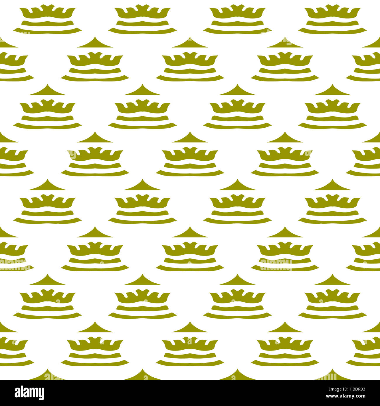 seamless pattern with crowns Stock Photo - Alamy