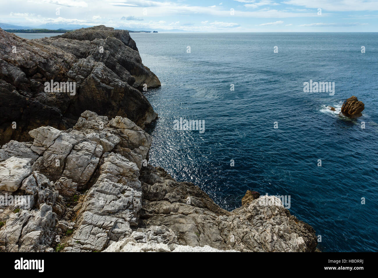 Ocean coastline landscape Stock Photo - Alamy