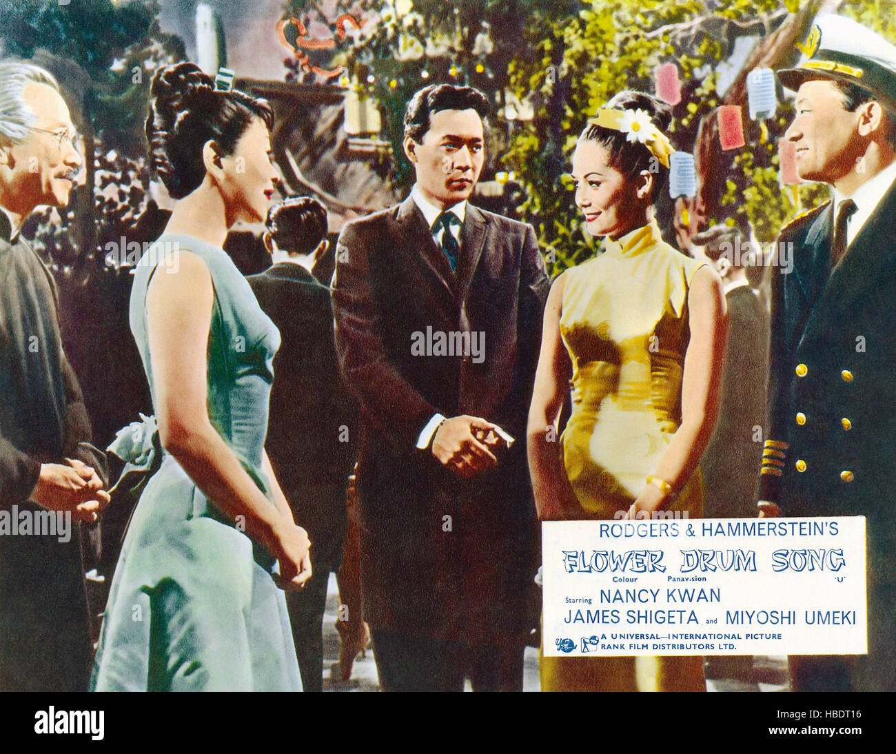 FLOWER DRUM SONG, from left: Kam Tong, Miyoshi Umeki, James Shigeta ...