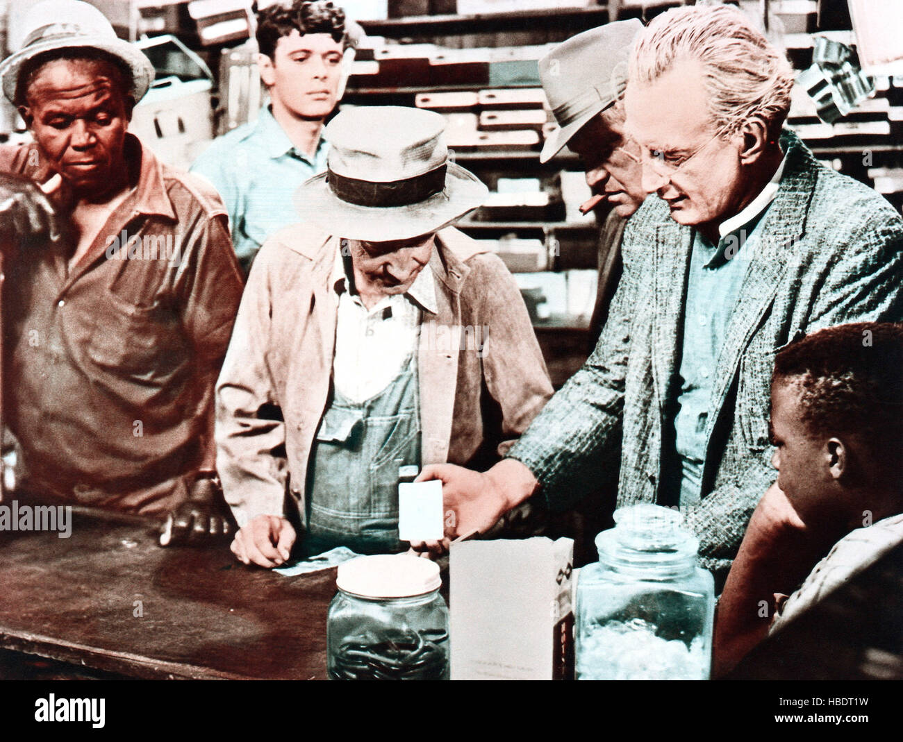 THE FLIM-FLAM MAN, Michael Sarrazin (rear left), Jay Ose (front center ...