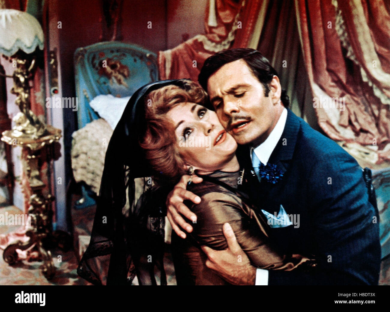 A FLEA IN HER EAR, from left: Rosemary Harris, Louis Jourdan, 1968 ...