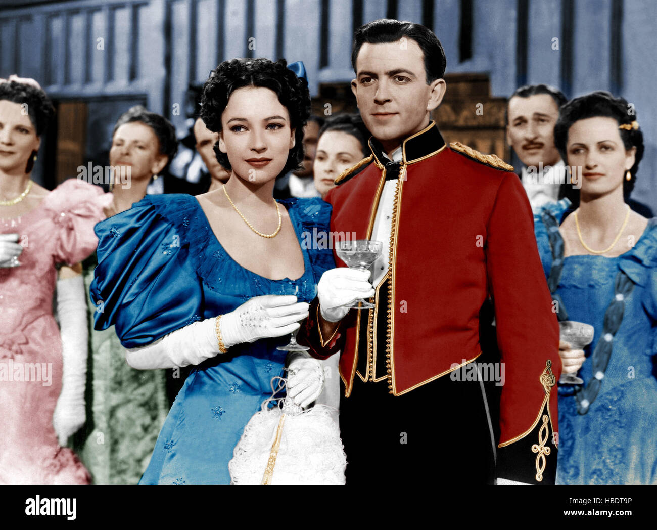 THE FOUR FEATHERS, front from left: June Duprez, John Clements, 1939 ...