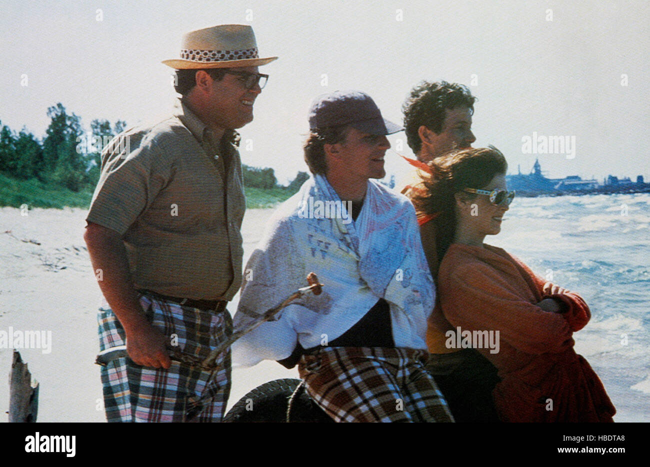 FOUR FRIENDS, from left: Michael Huddleston, Craig Wasson, Jim Metzler ...