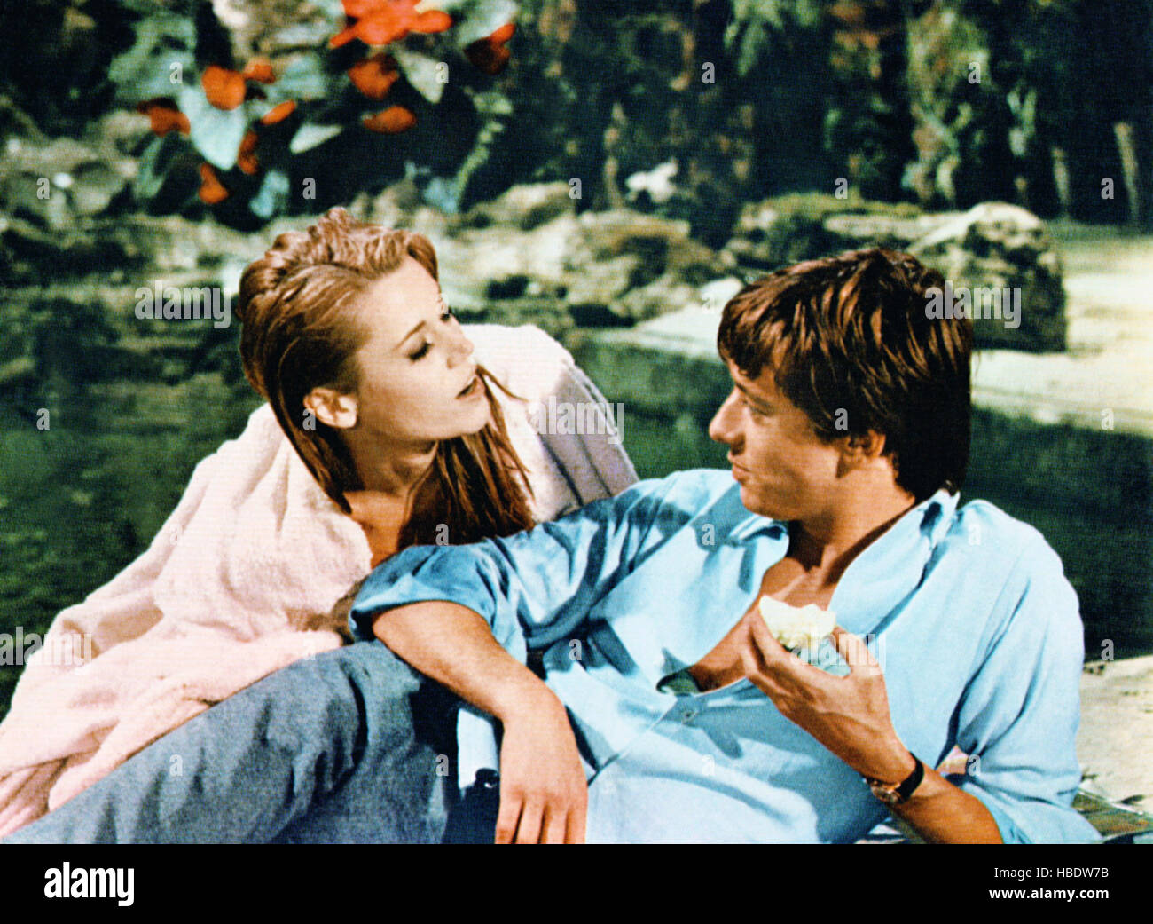 THE GAME IS OVER, (aka LA CUREE), from left: Jane Fonda, Peter McEnery, 1966 Stock Photo - Alamy