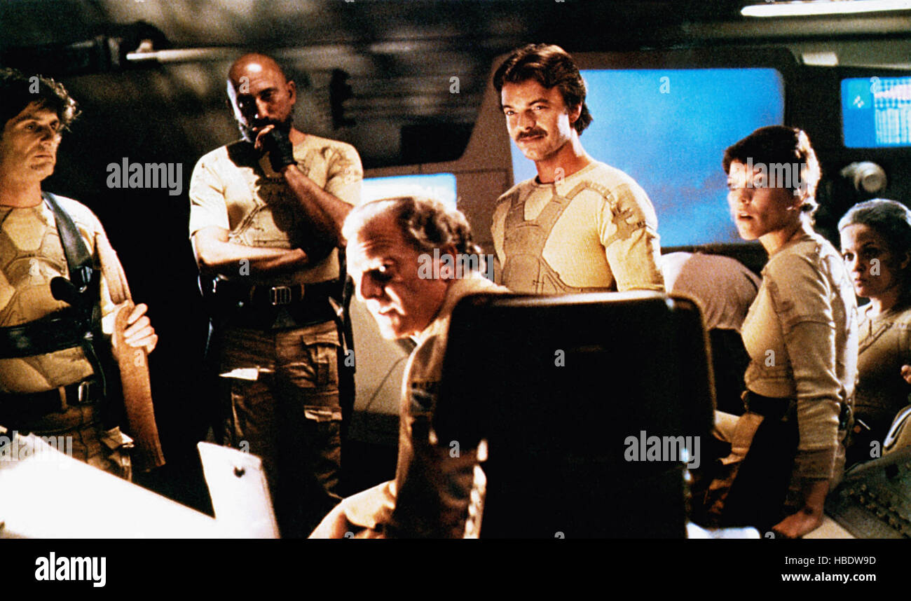 GALAXY OF TERROR, from left: Zalman King, Sid Haig, BernardBehrens ...