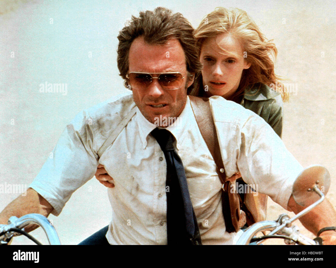 THE GAUNTLET, front to back: Clint Eastwood, Sondra Locke, 1977 ...