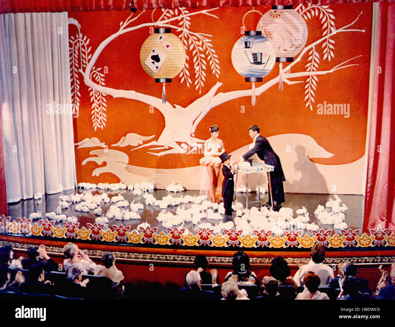 THE GEISHA BOY, Robert Hirano (top hat), Nobu McCarthy (left), Jerry ...
