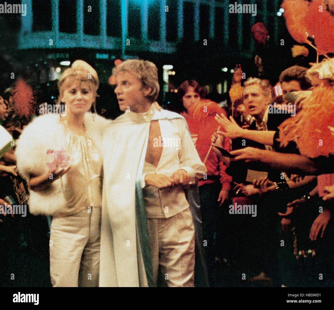 GET CRAZY, front from left: Anna Bjorn, Malcolm McDowell, 1983 ...