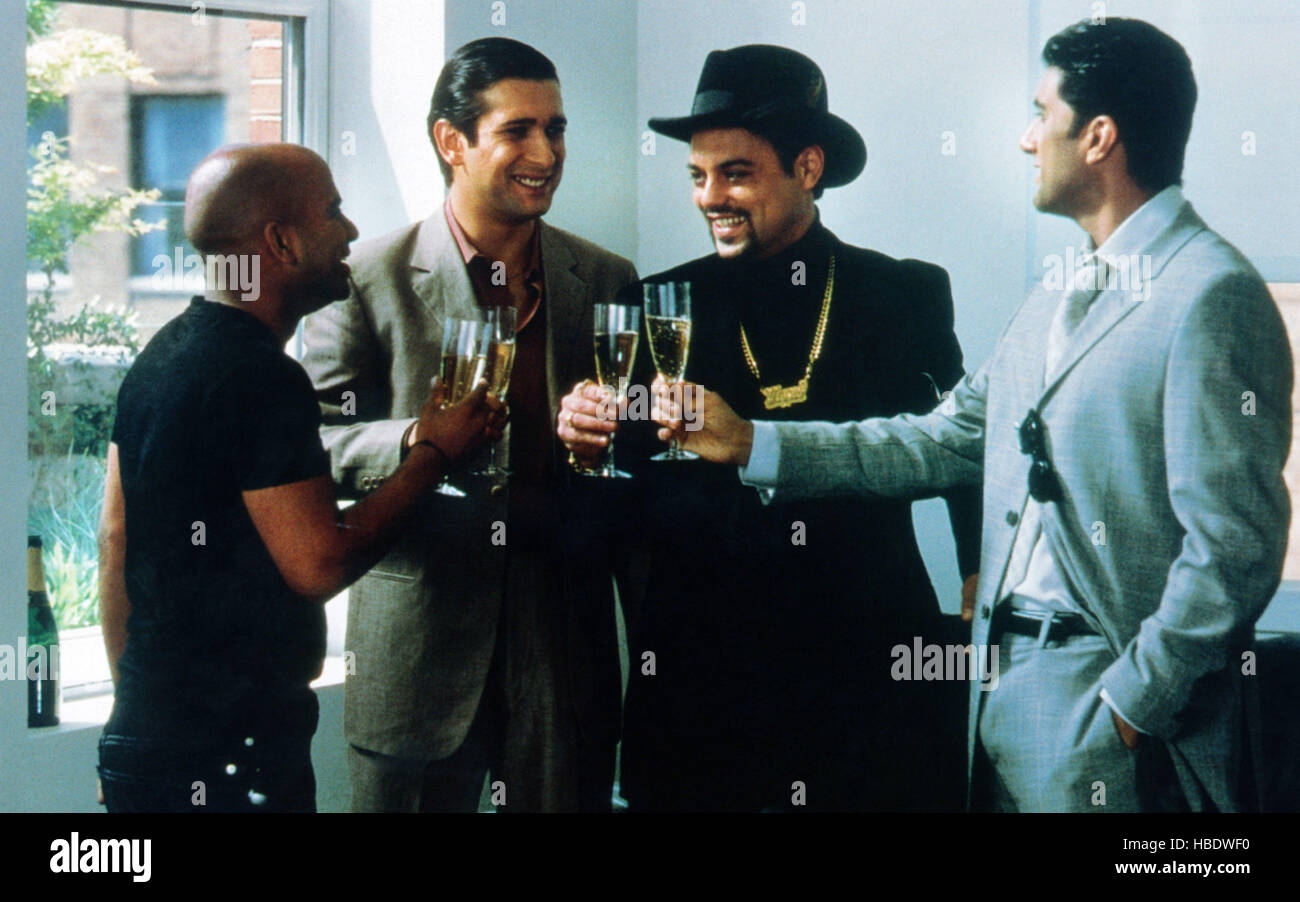 THE GURU, from left: Ajay Naidu, Jimi Mistry, Emil Marwa, Raahul Singh ...