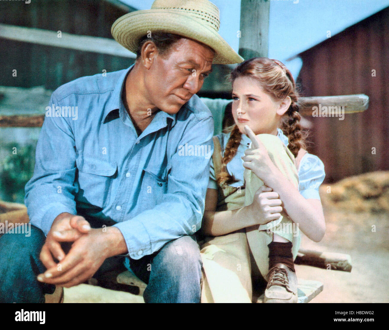 GYPSY COLT, Ward Bond, Donna Corcoran, 1953 Stock Photo - Alamy