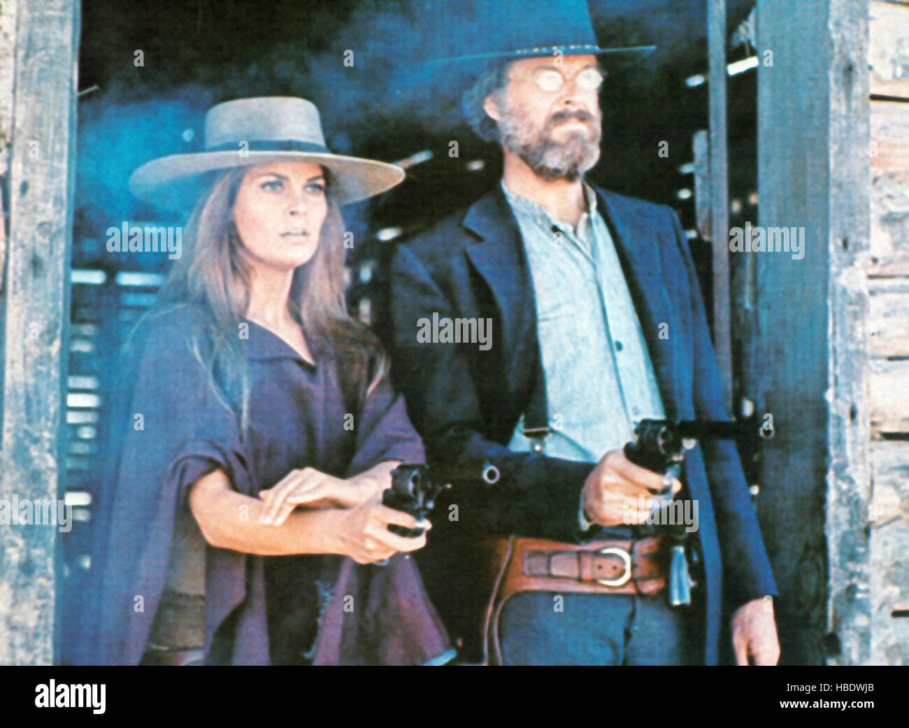 HANNIE CAULDER, Raquel Welch and Robert Culp, 1971 Stock Photo - Alamy