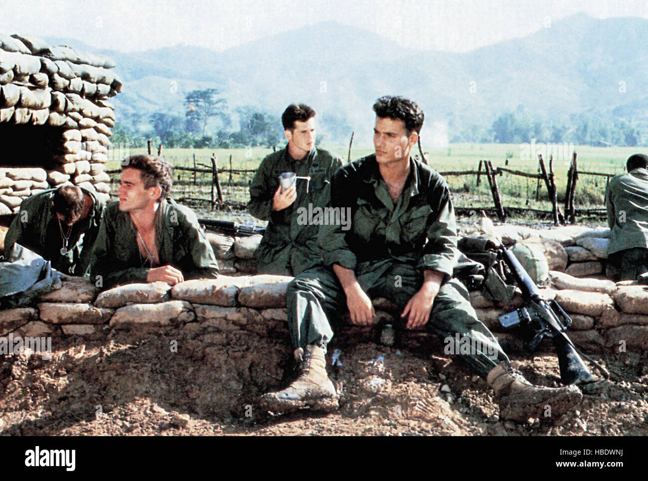 Dylan mcdermott hamburger hill 1987 hi-res stock photography and images ...