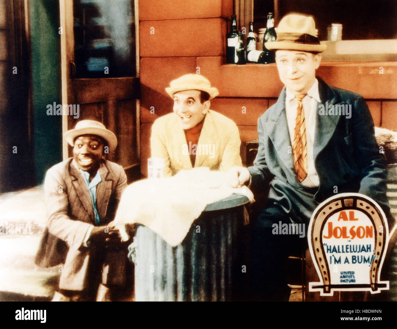 HALLELUJAH I'M A BUM, from left: Edgar Connor, Al Jolson, Harry Langdon ...