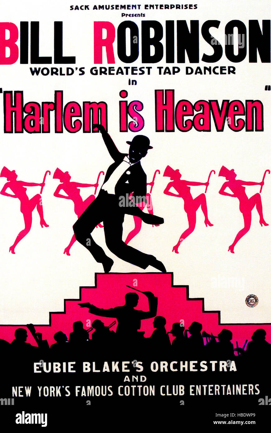 HARLEM IS HEAVEN, bill 'Bojangles' Robinson (on staircase), 1932 Stock ...
